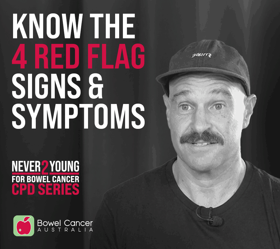 Never2Young CPD Series (online only) – Bowel Cancer Australia